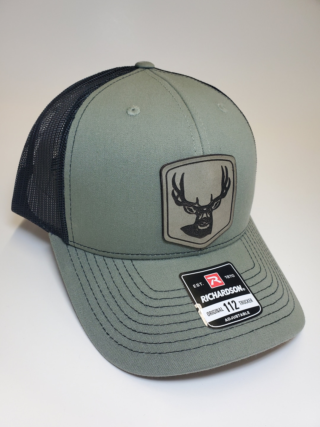 Hat Mule Deer Leather Patch, Hunting, Richardson 112 - Etsy