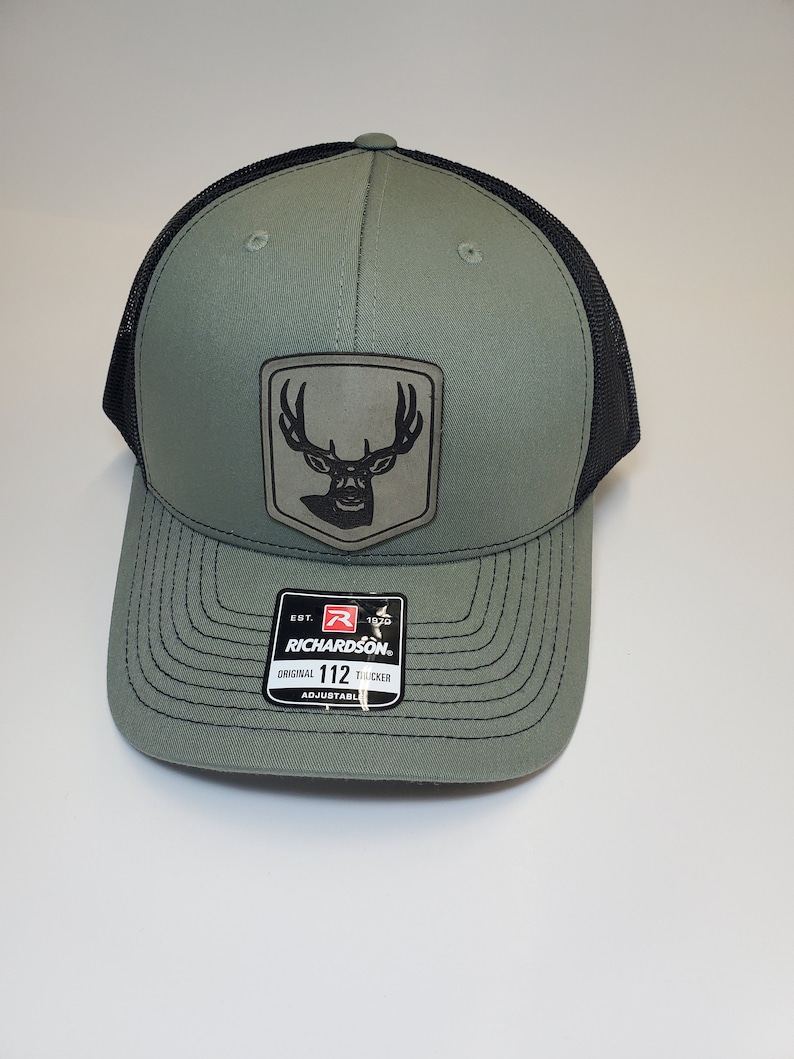Hat Mule Deer Leather Patch, Hunting, Richardson 112 - Etsy