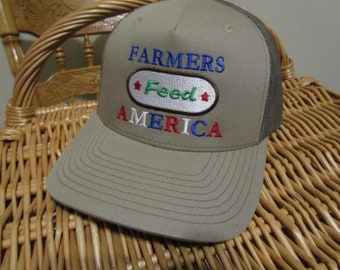 Farmers Feed America Hat - Etsy