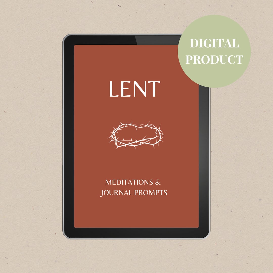 Lent Journal - Catholic Journal Prompts for Meditation and Growth - Etsy