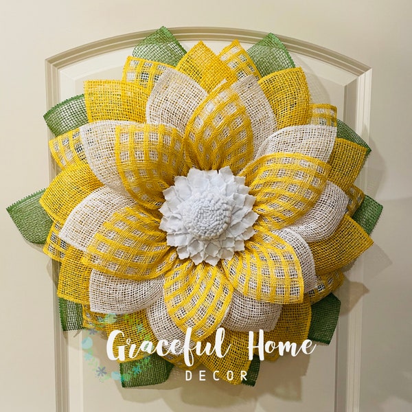 Mesh Door Wreath - Etsy
