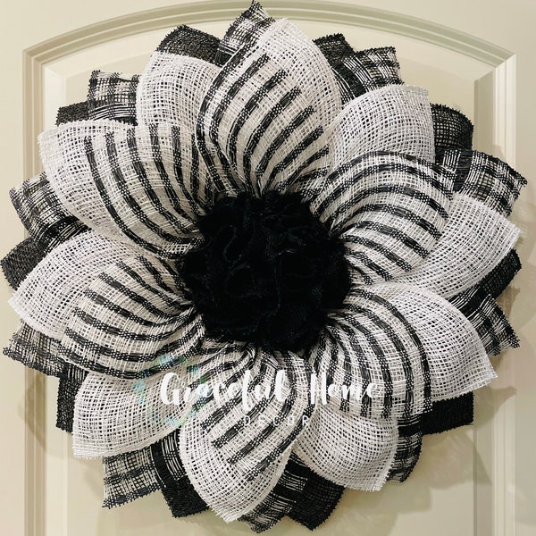 Poly Burlap Wreath Flower Centers - Etsy