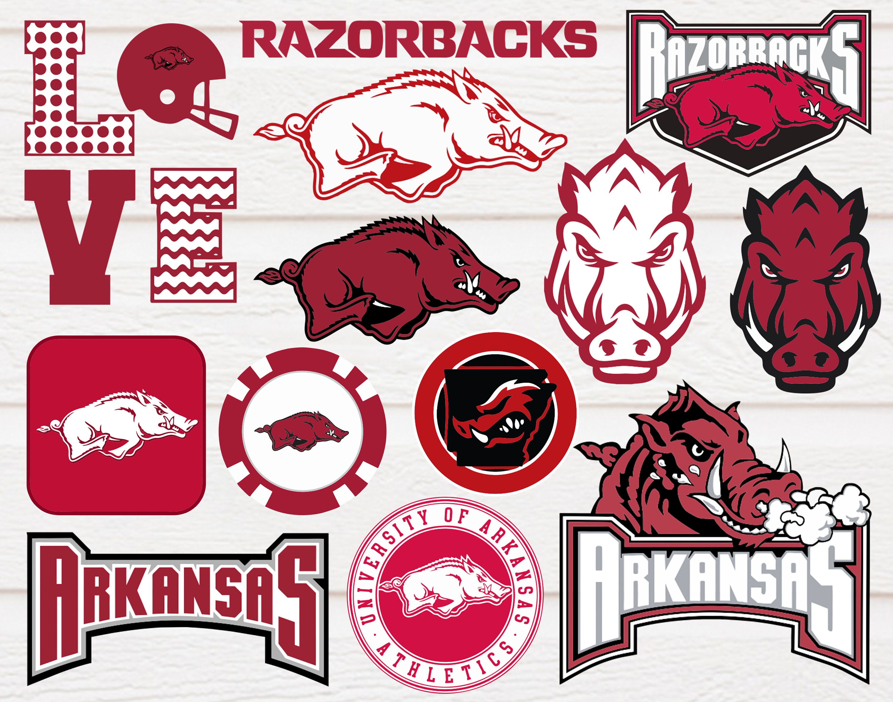 Arkansas Razorbacks svg Arkansas Razorbacks bundle svg | Etsy