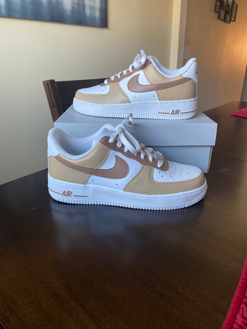 Mocha Air Force Ones - Etsy