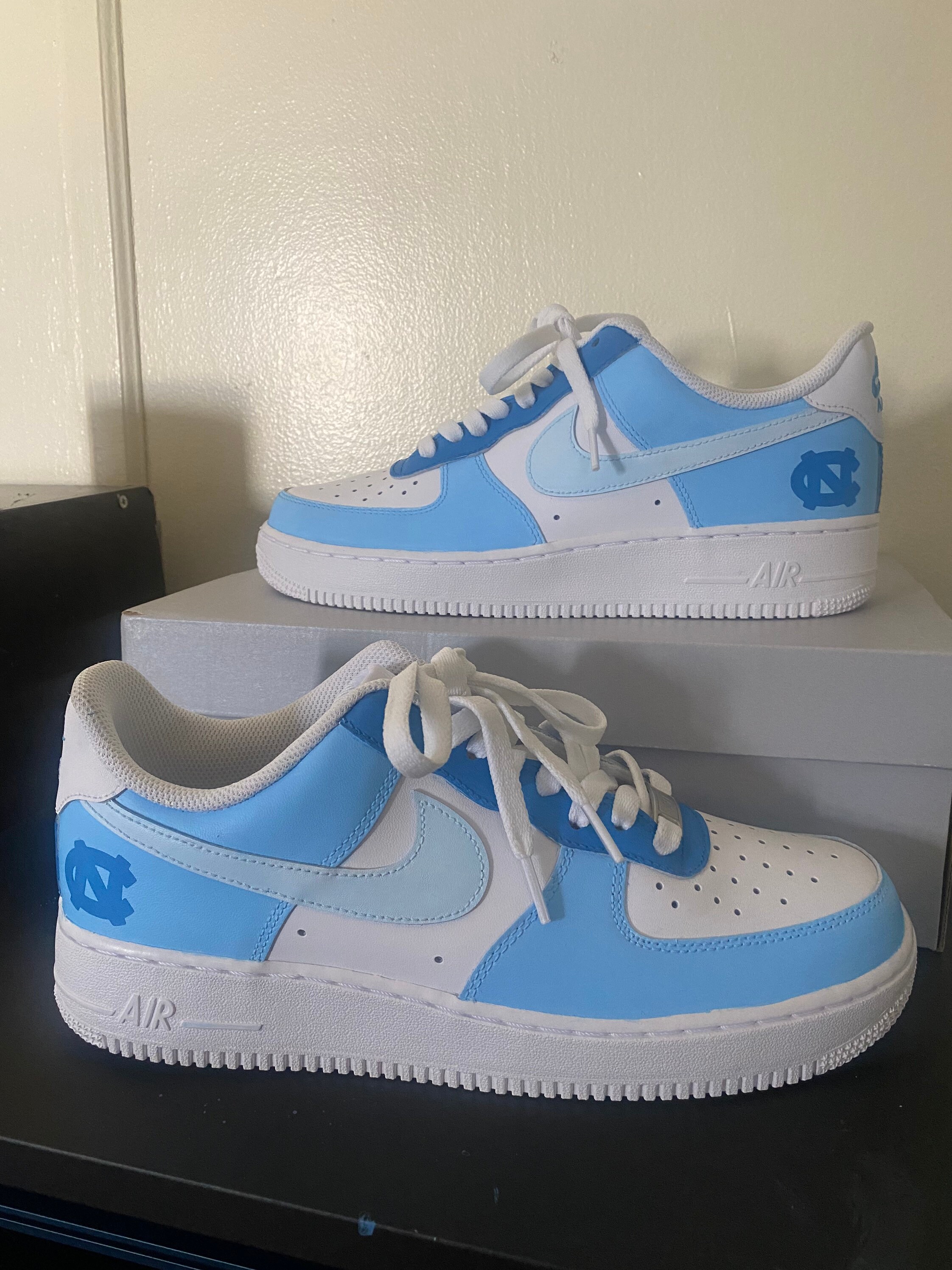 College Logo Air Force Ones - Etsy