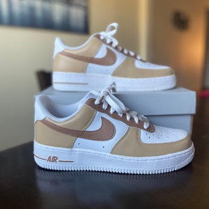 Mocha Air Force Ones - Etsy