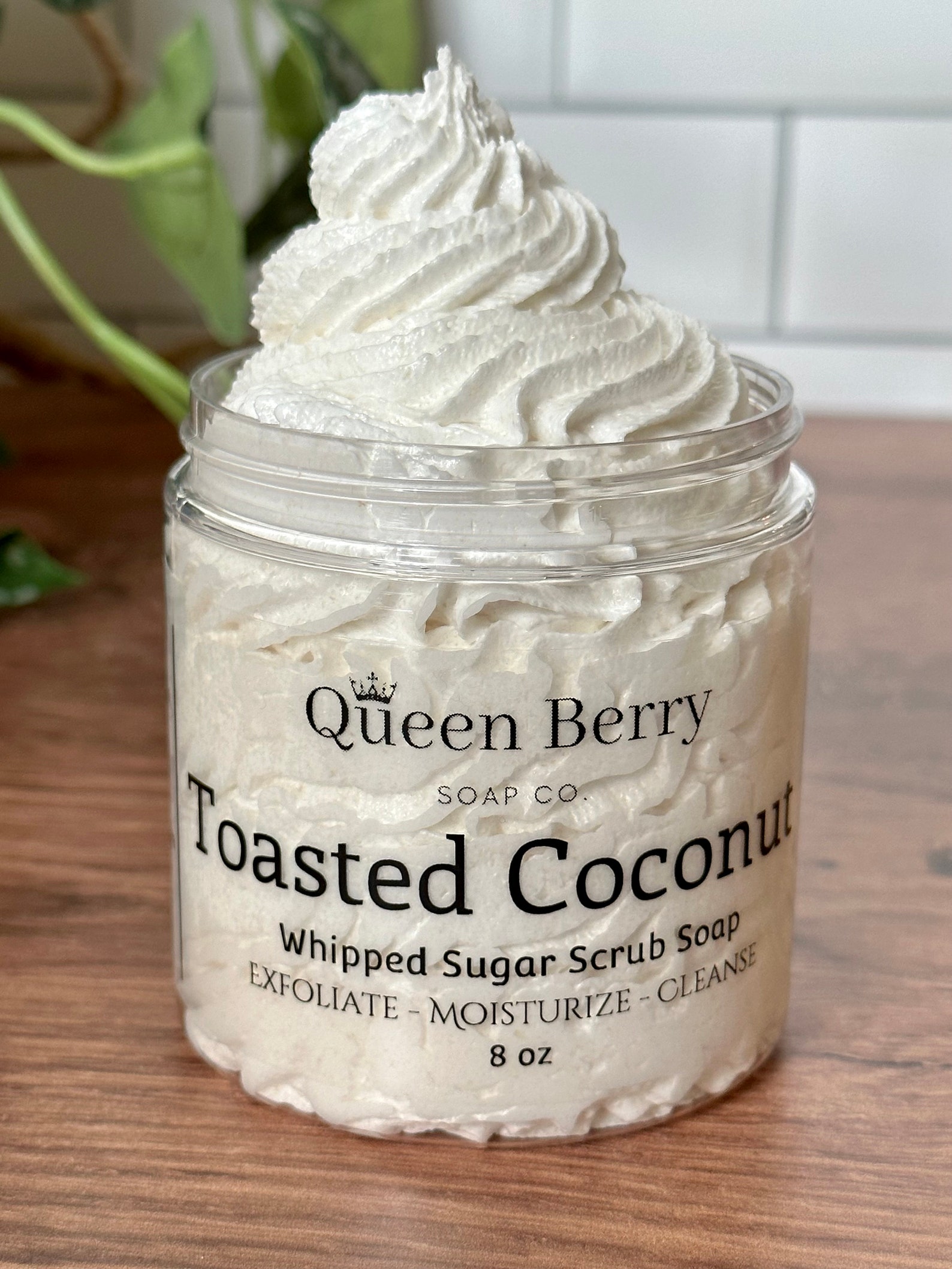 Toasted Coconut Whipped Sugar Scrub Soap Exfoliate Cleanse - Etsy