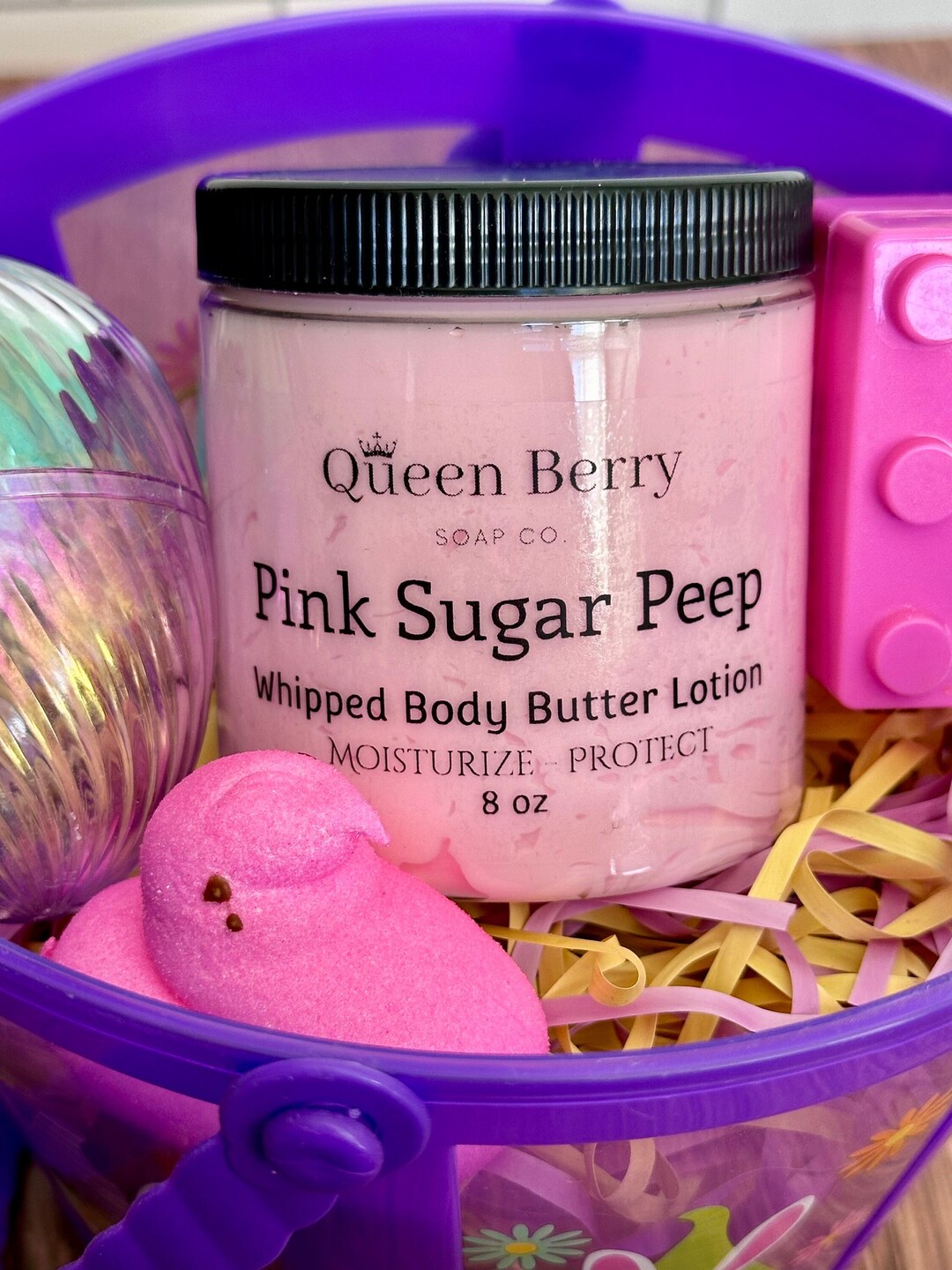 Pink Sugar Peep - Whipped Body Butter Lotion- Hand & Body Lotion ...