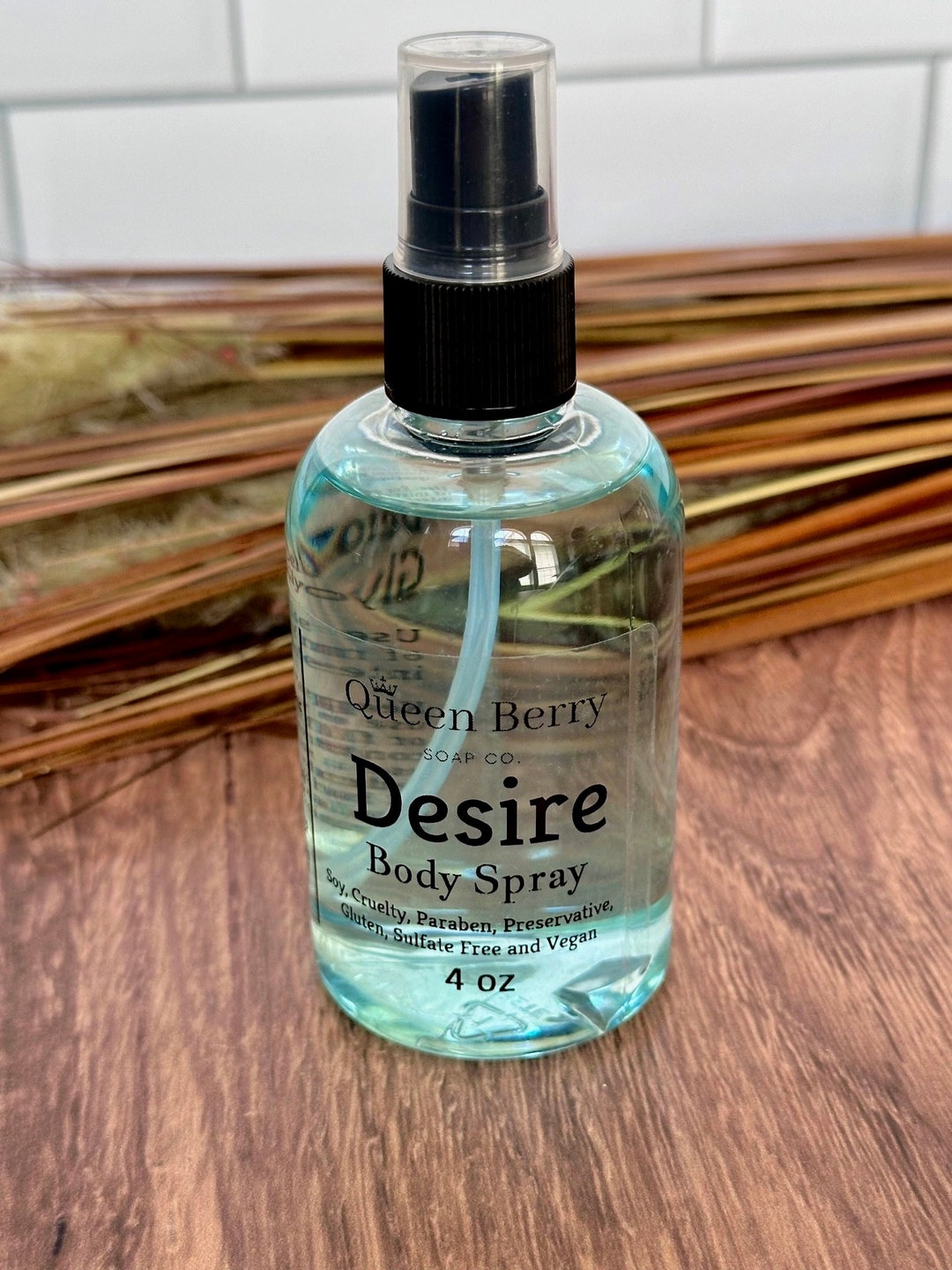 Desire Body Spray Masculine and Confident Scent Soy, Cruelty, Paraben ...