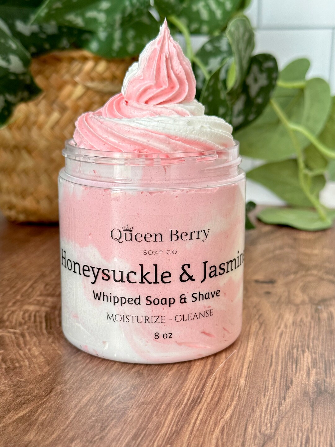 Honeysuckle and Jasmine - Whipped Soap & Shave - Paraben and Cruelty Free - Gift for Everyone ...