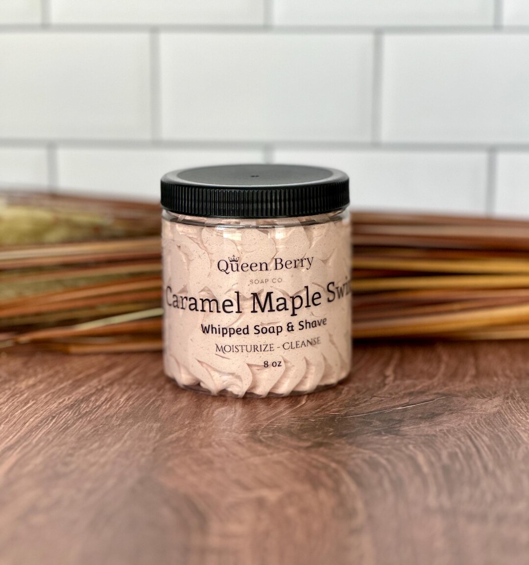 Caramel and Maple Swirl - Whipped Soap & Shave - Paraben and Cruelty-free - Gift for Everyone ...