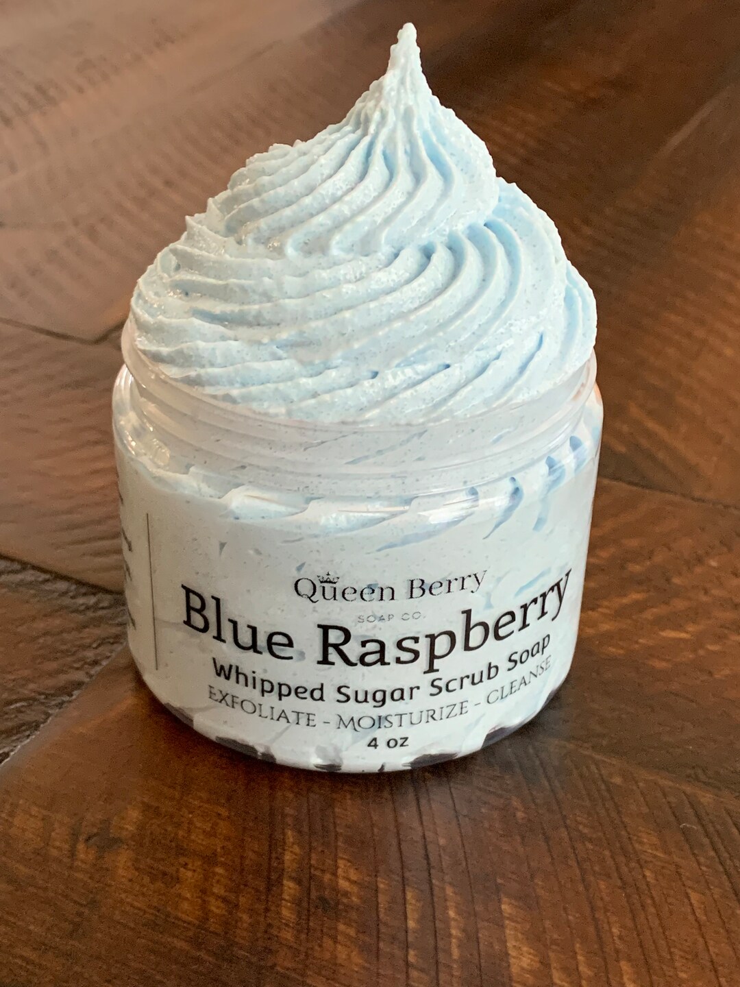 Blue Raspberry Whipped Sugar Scrub Soap Cleanse - Etsy