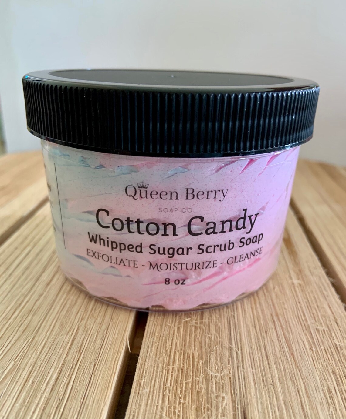 Cotton Candy Whipped Sugar Scrub Soap Exfoliate and - Etsy