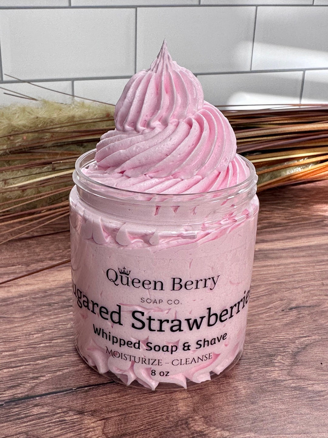 Sugared Strawberries - Whipped Soap and Shave - Cleanse - Shave ...