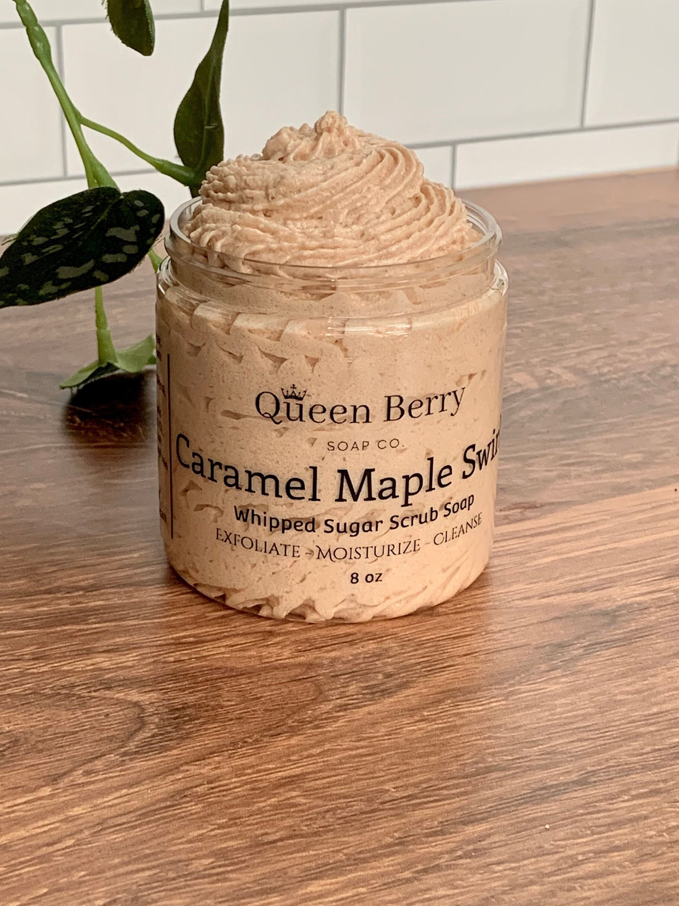 Caramel Maple Swirl Whipped Sugar Scrub Soap Cleanse - Etsy