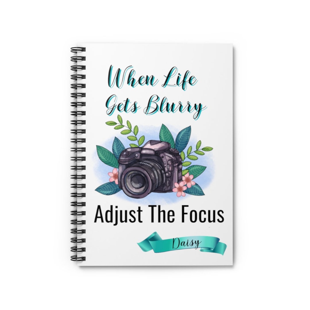 Inspirational Quote Notebook - Personalized Spiral Notebook - Dream ...