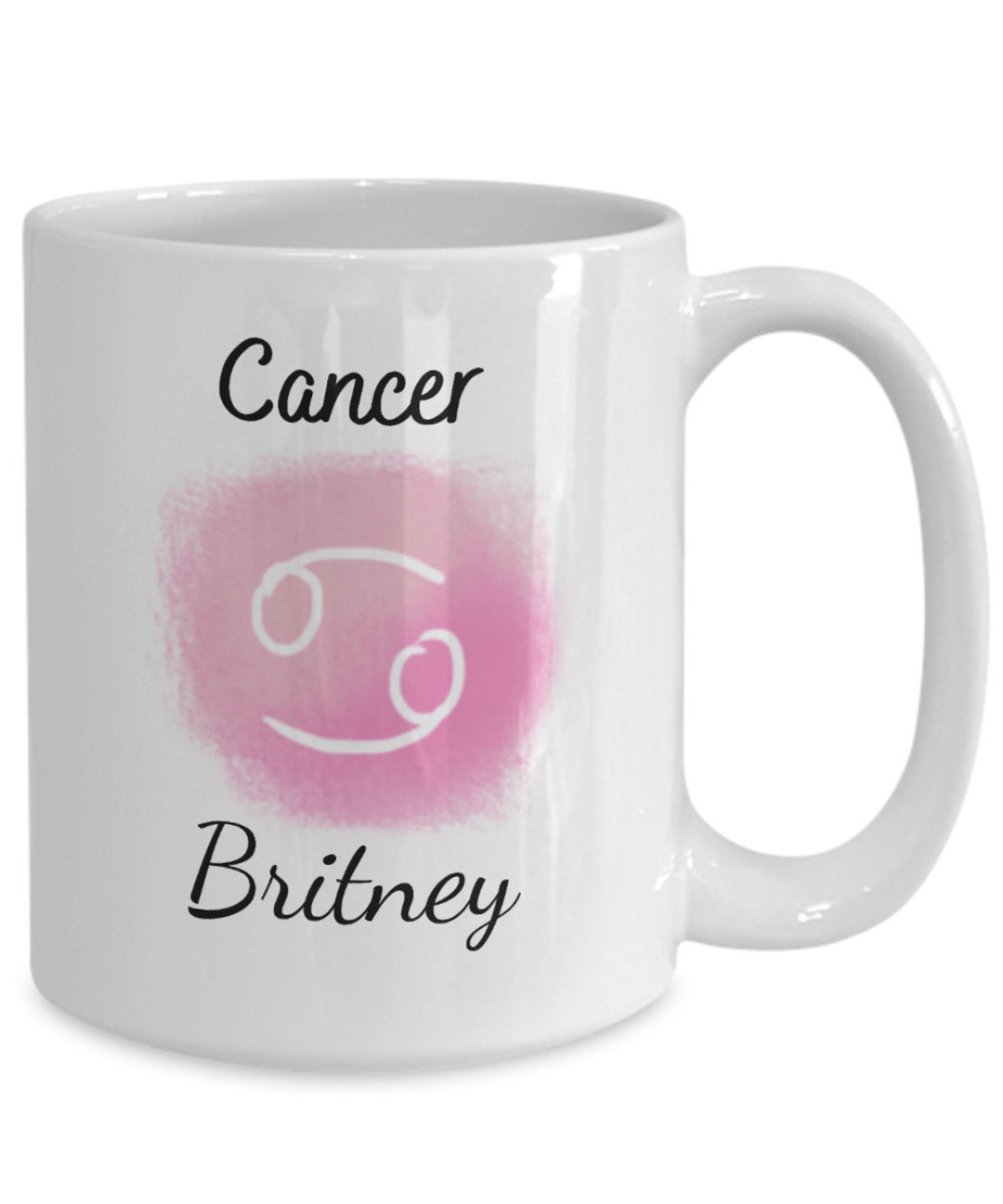 Cancer Zodiac Mug Cancer Coffee Mug Watercolor Zodiac Horoscope Mugs ...