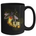 Illumination of Firefly Graphic Art Novel Black Coffee Mug - Modern ...