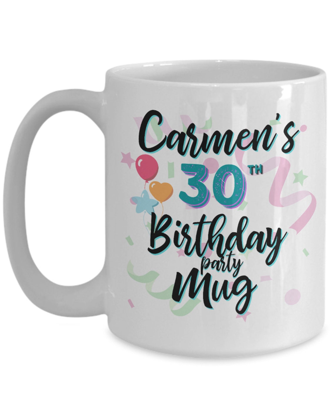 Customizable Birthday Party Mug Fun Personalized Birthday Gift Mug for ...
