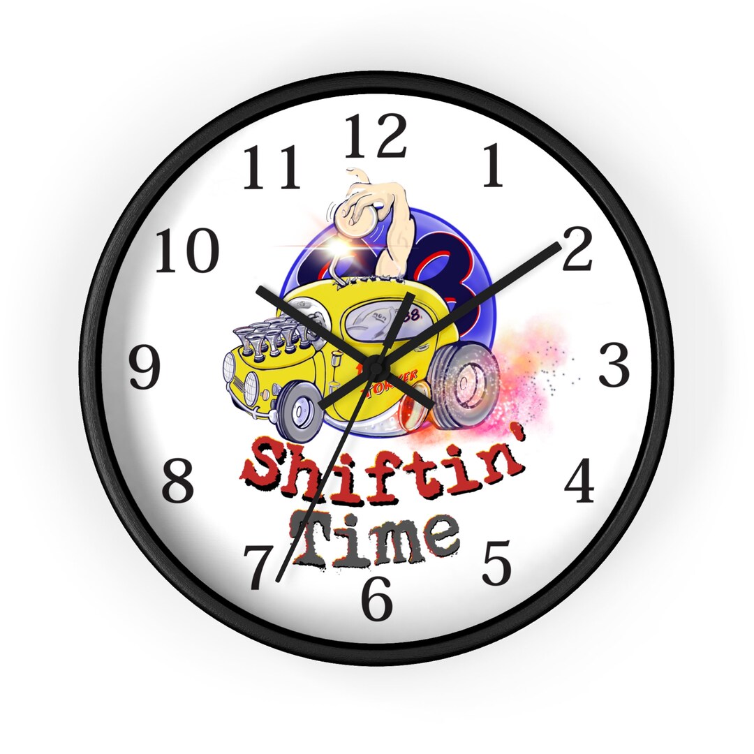Shiftin' Time Wall Clock - New Office or Housewarming Gift for Car ...