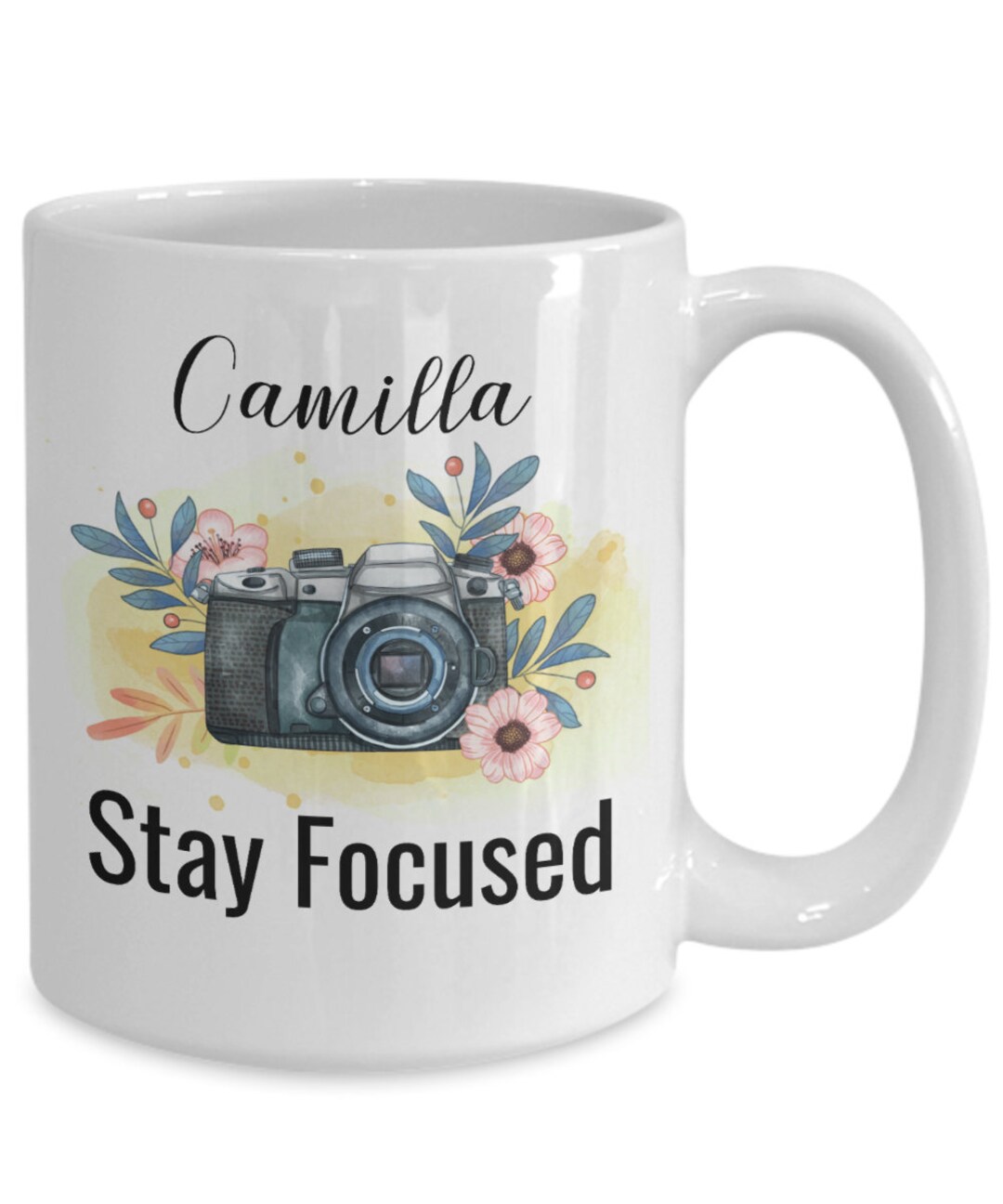 Stay Focused - Photographer Mug Personalized - Camera Mug ...