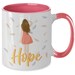 Hope Two Toned Coffee Mug Beautiful Woman Inspirational Series ...