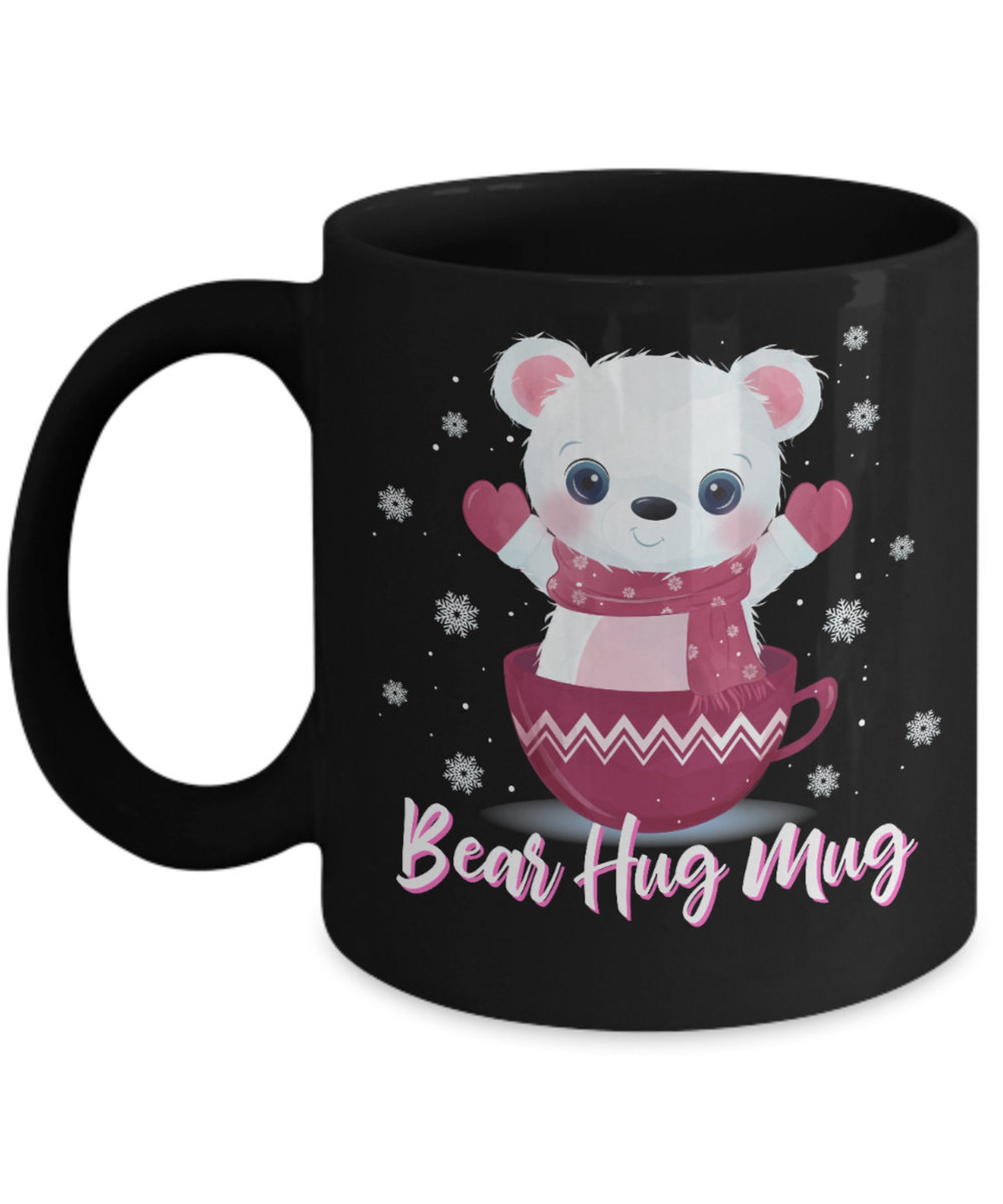 Bear Hug Mug Bear Coffee Mug Holiday Gift Mug for Mama Bears Hot ...