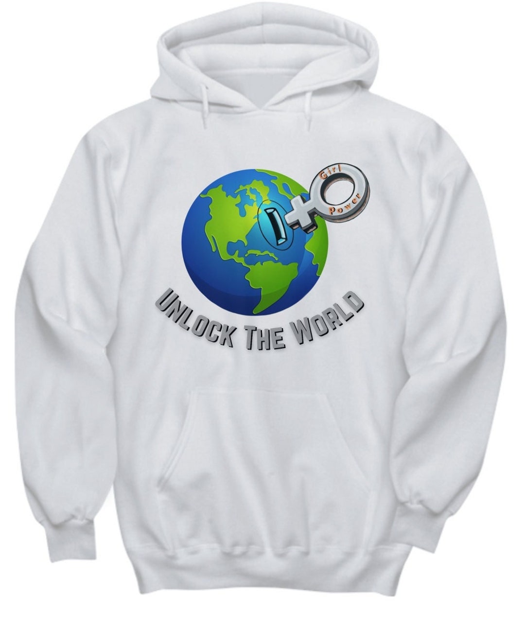 Girl Power Hoodie - Female Empowerment Gift - Inspirational Street Wear ...