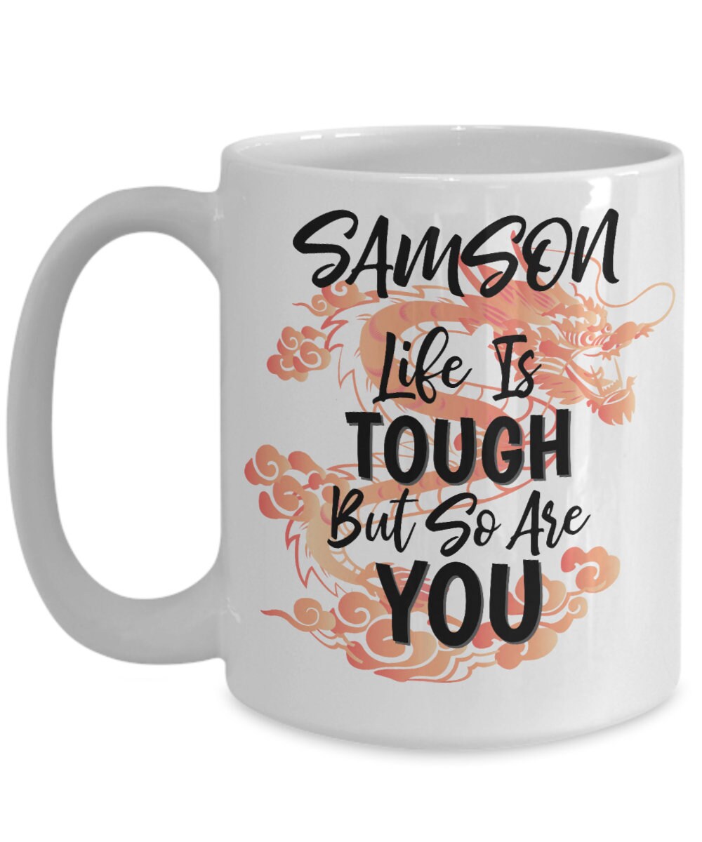 Custom Dragon Mug Life is Tough but so Are You Personalized Coffee Mug ...