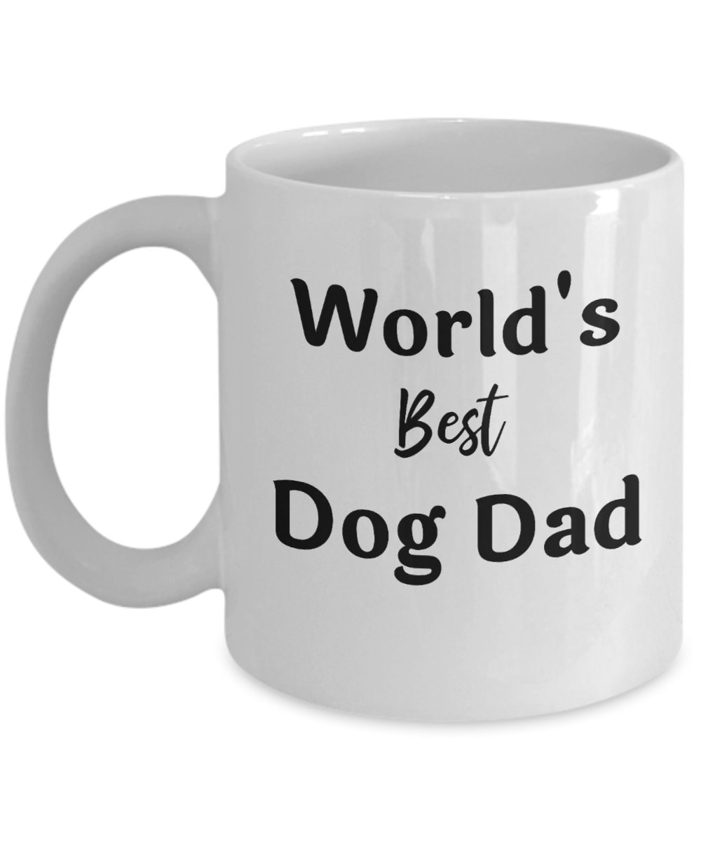 Personalized Dog Dad Coffee Mug Customizable World's Best Dog Dad Gift ...