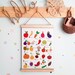 Vegetable Alphabet Poster ABC Wall Art Alphabet Print Nursery Decor ...