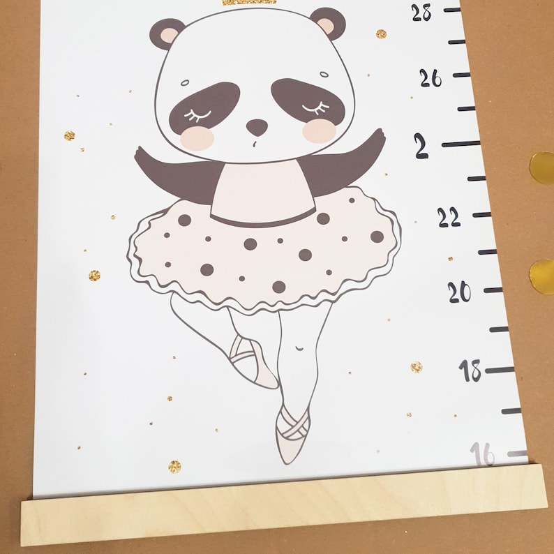 Ballet Height Chart for Girls Ballerina Growth Chart Ballet - Etsy