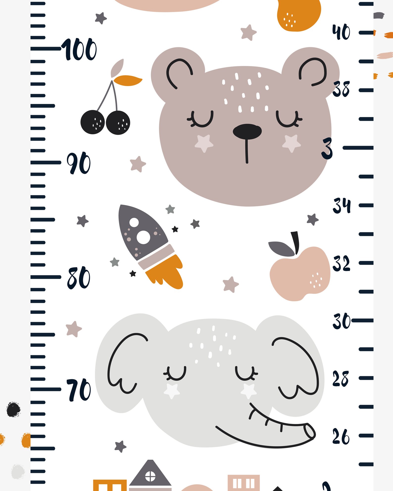 Personalized Growth Chart for Kids Made to Order Vinil Growth | Etsy