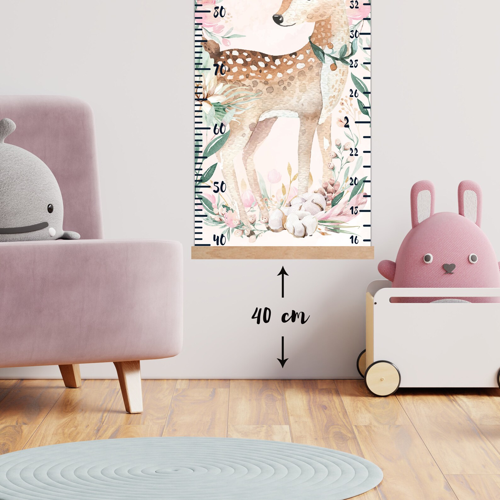 Personalized Growth Chart Girl Vinil Growth Chart - Etsy