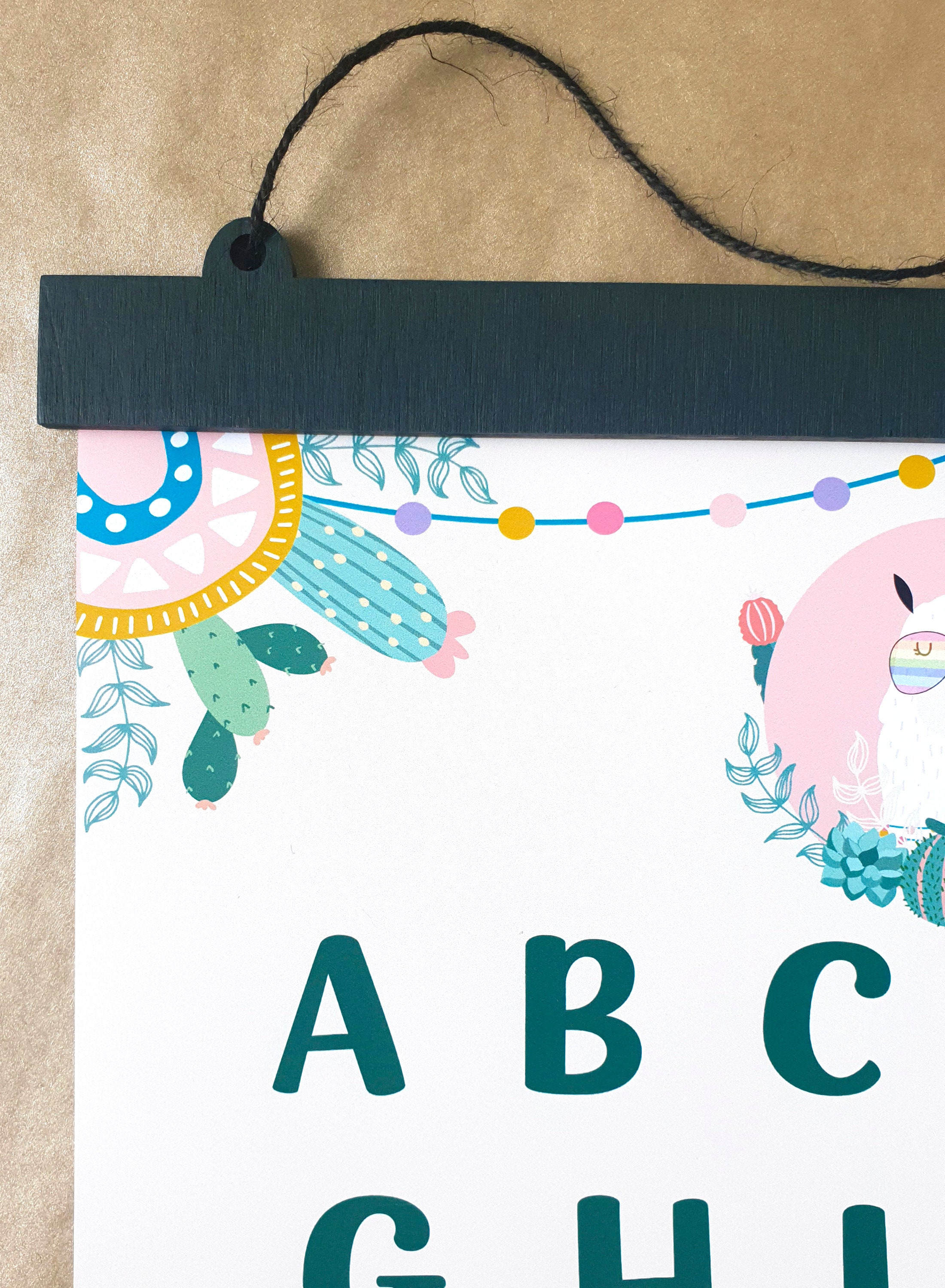 Llamas Alphabet Poster ABC Wall Art Alpacas Alphabet Nursery - Etsy