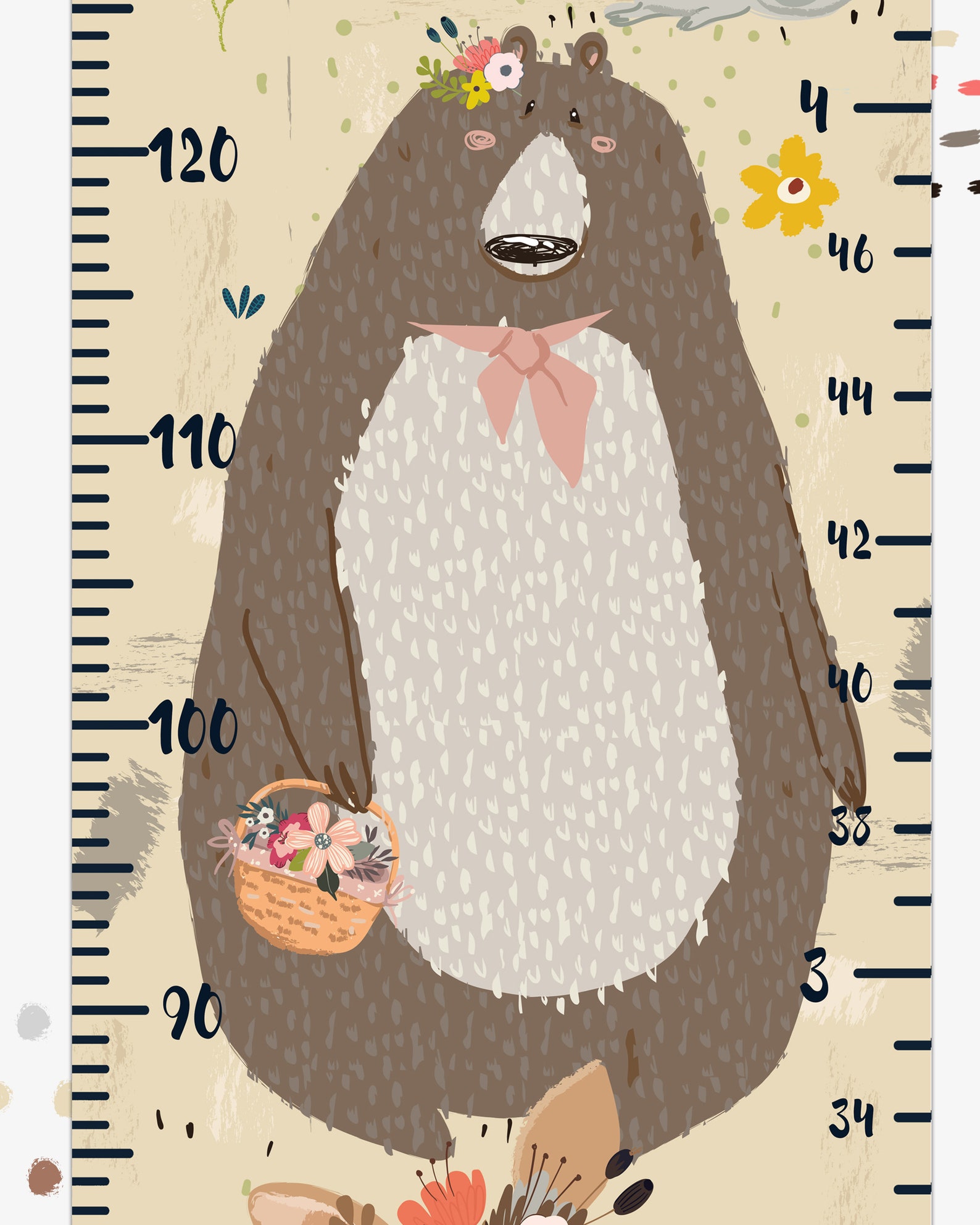 Personalized Growth Chart Girl Vinil Growth Chart - Etsy