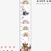 Rainbow Height Chart for Kids Growth Chart Ruler - Etsy