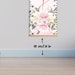 Flamingo Height Chart Personalized Growth Chart Flowers - Etsy