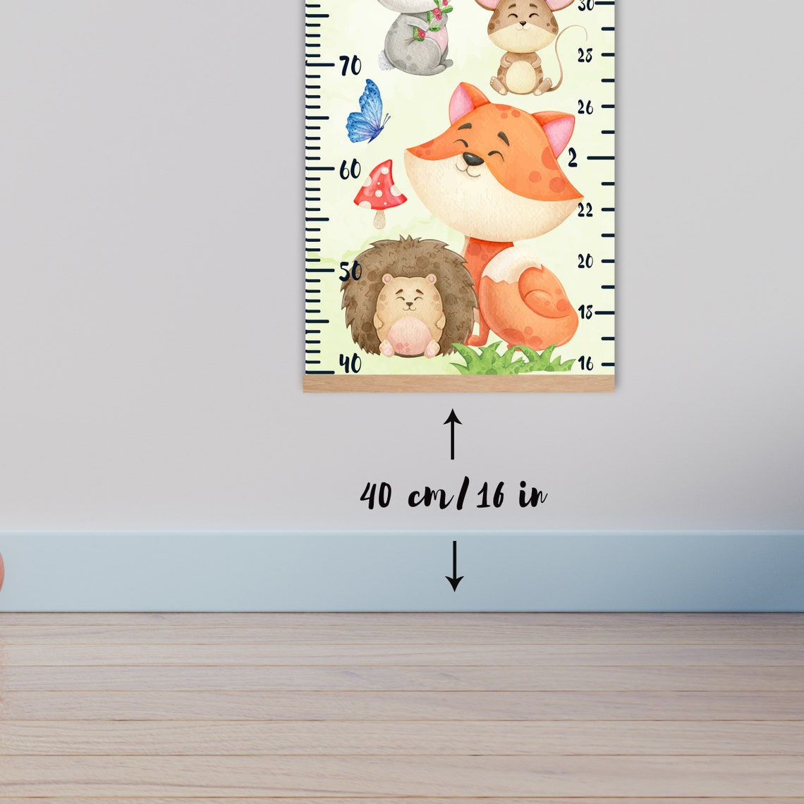 Forest Animals Height Chart Personalized Growth Chart | Etsy