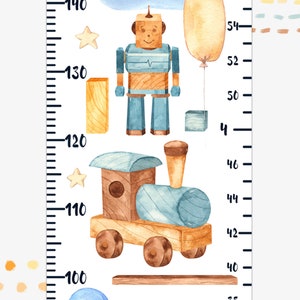 Wooden Toys Height Chart for Boys Growth Chart Ruler Personalized ...