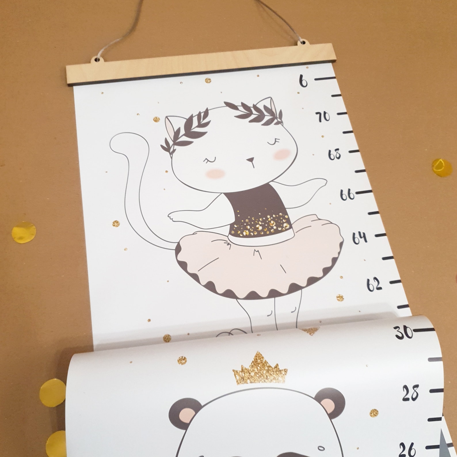 Ballet Height Chart for Girls Ballerina Growth Chart Ballet - Etsy