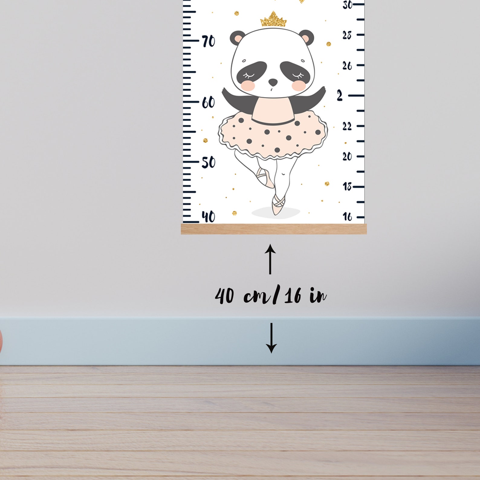 Ballet Height Chart for Girls Ballerina Growth Chart Ballet - Etsy