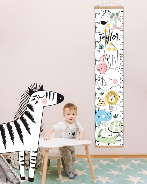 Personalized Growth Chart for Kids Height Chart Vinyl - Etsy