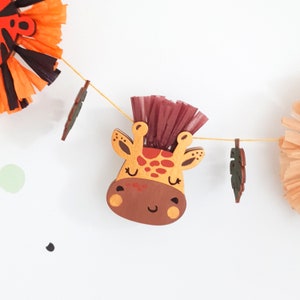 Safari Nursery Decor, Jungle Theme Nursery, Zoo Animal Garland, Africa ...