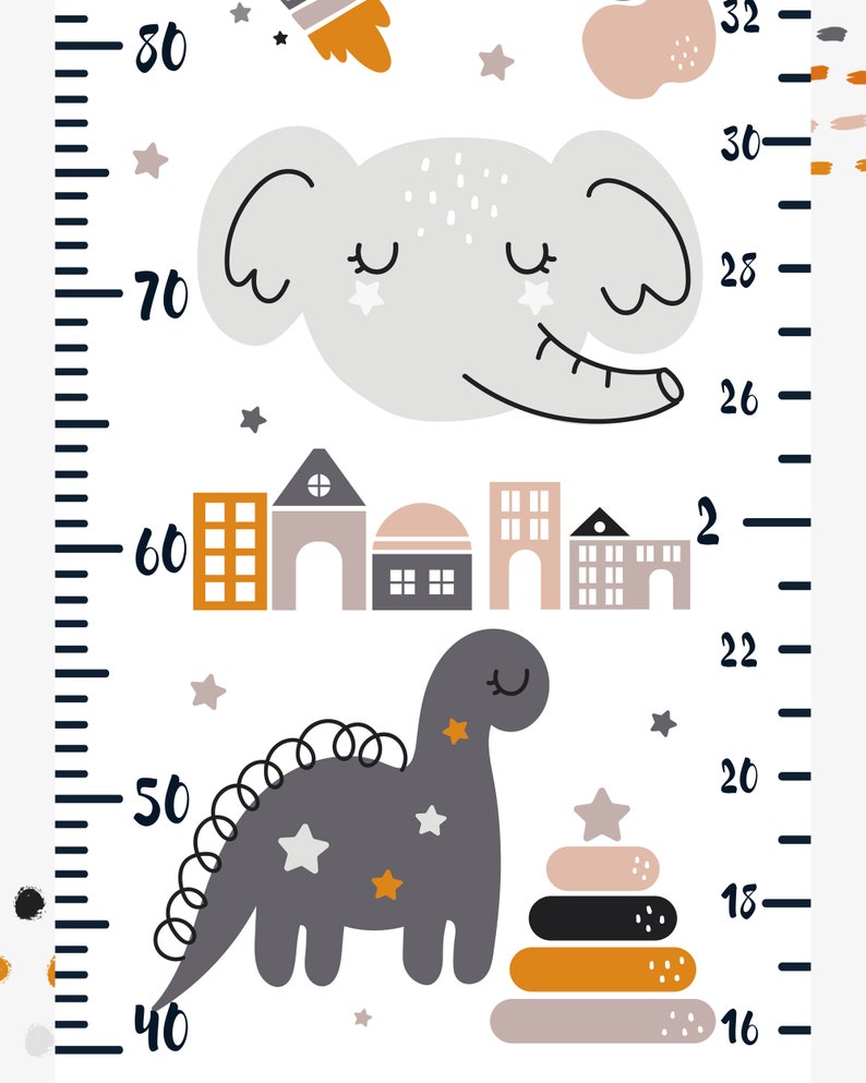 Personalized Growth Chart for Kids Made to Order Vinil Growth | Etsy