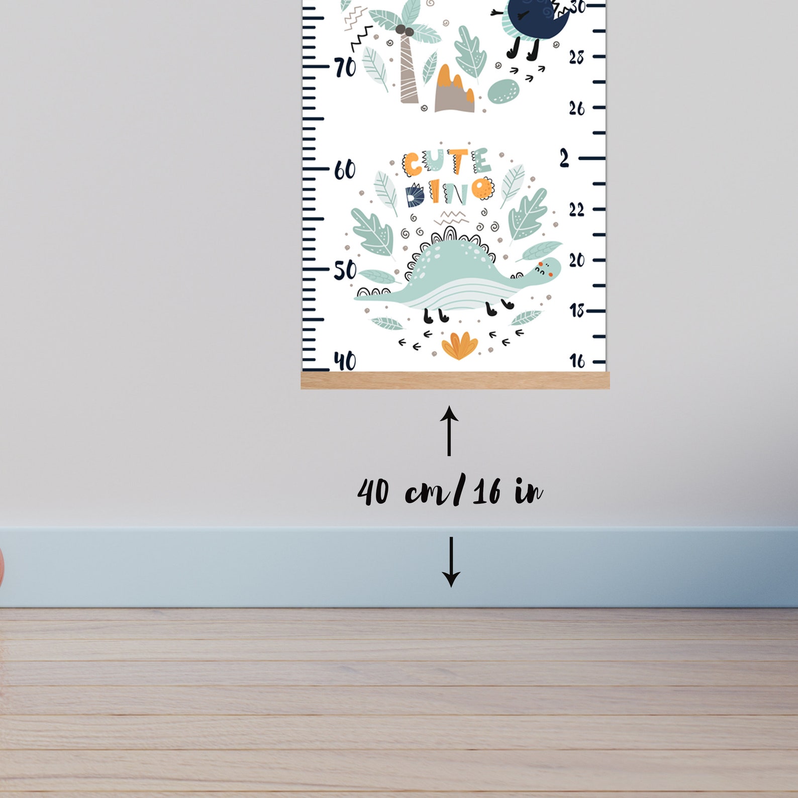 Personalised Height Chart Dino Growth Chart Ruler Dinosaurs | Etsy