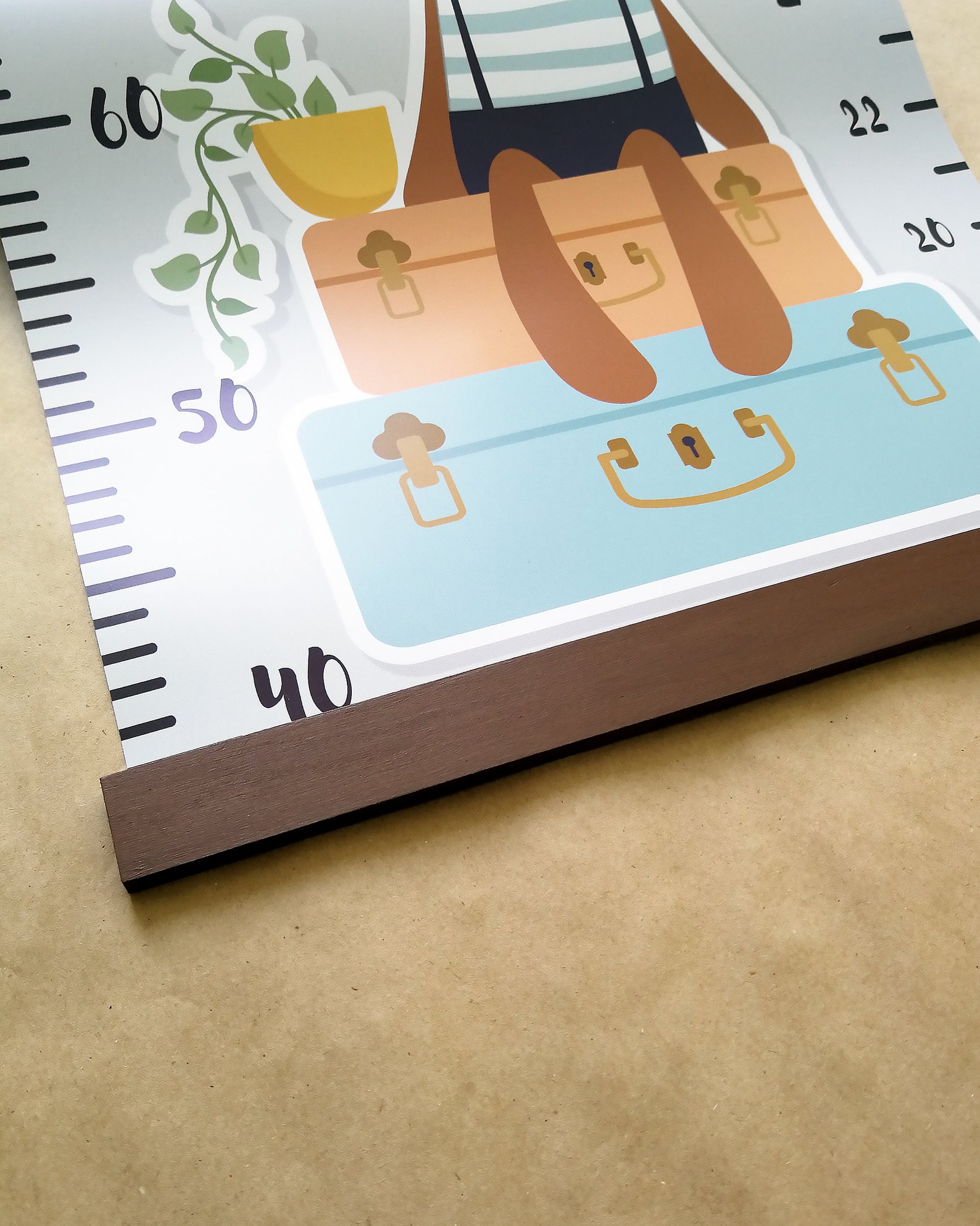 Growth chart Animals Height chart for kids Zoo growth chart | Etsy