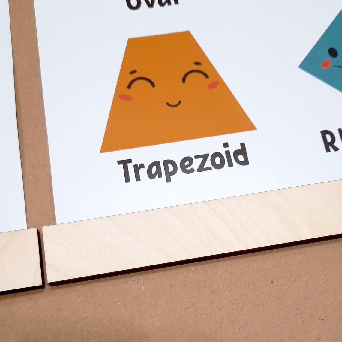 Set of 3 Posters Vegetables Shapes Numbers | Etsy