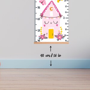 RAINBOW Growth Chart, Height Chart for Kids, Baby Personalized Shower ...