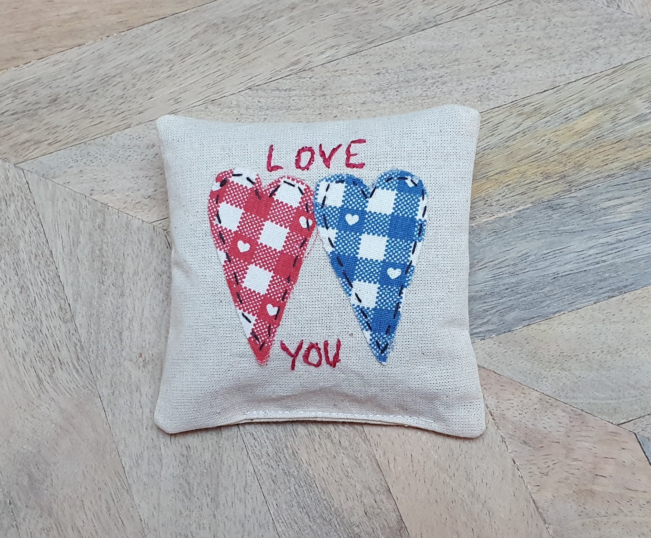 Love Heart Lavender Sachets, Embroidery Heart, Valentine Fragrance ...
